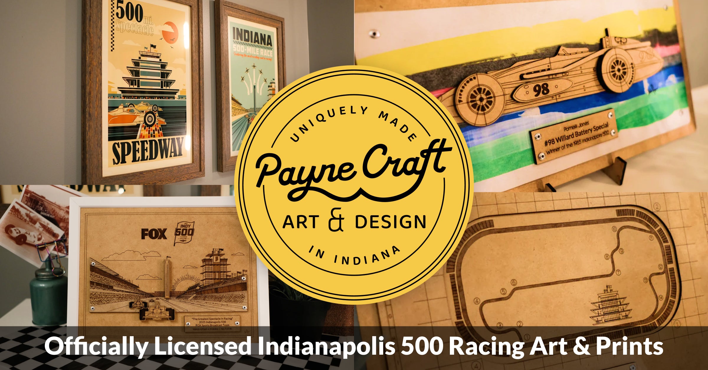 Indianapolis 500 Art & Indianapolis Motor Speedway Prints | PayneCraft ...